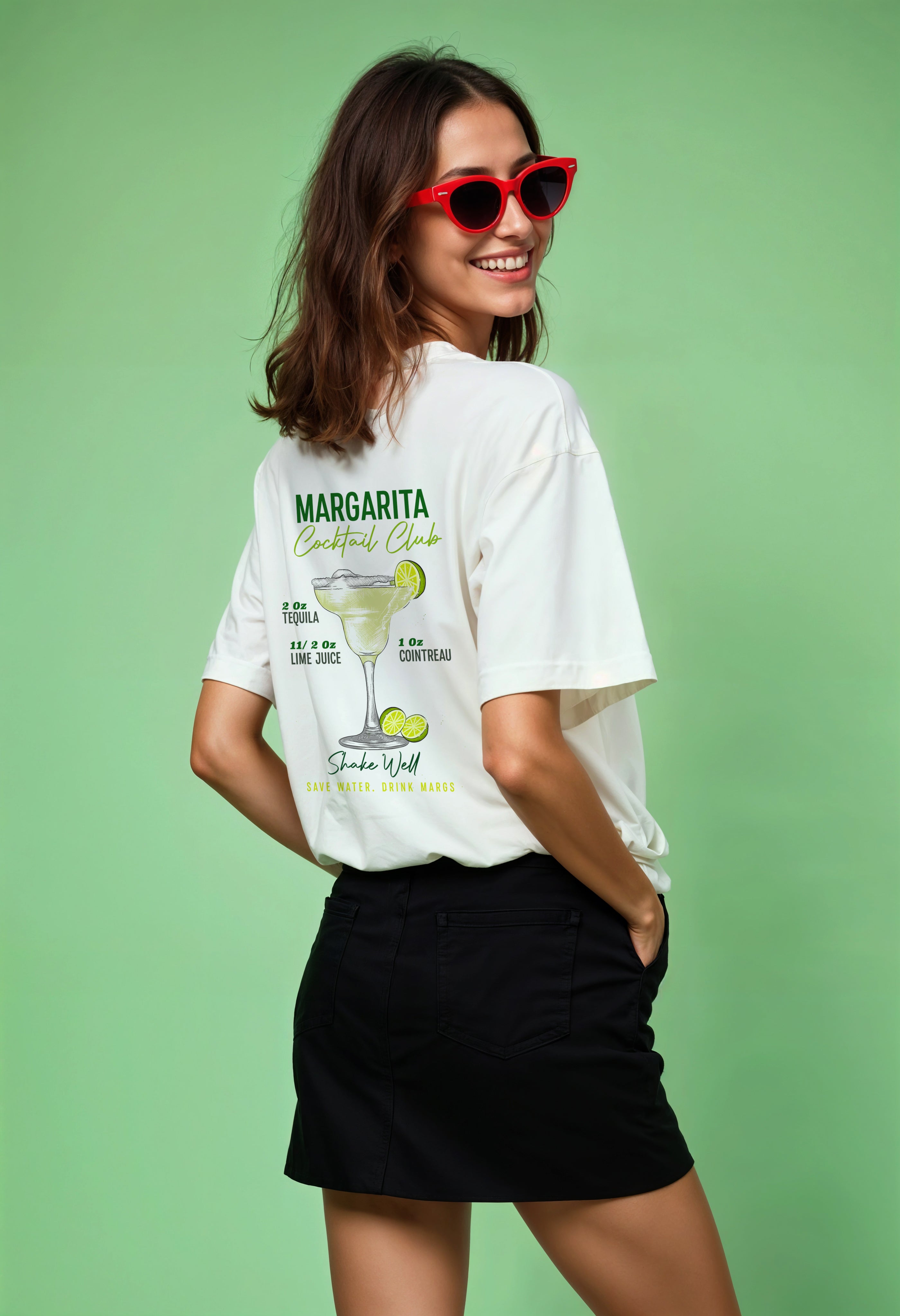 Margs By The Beach Tee – Quirky Zebra Shop